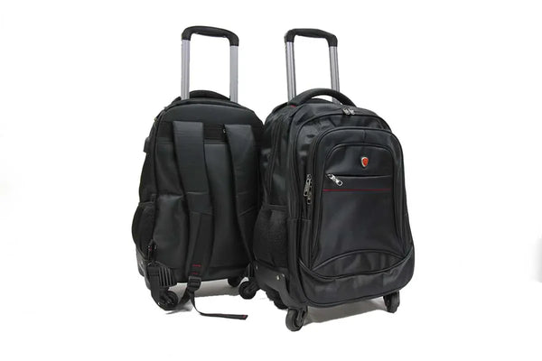 Luggage Outlet - Itinerant 4-wheeler Trolley Backpack Laptop Bag